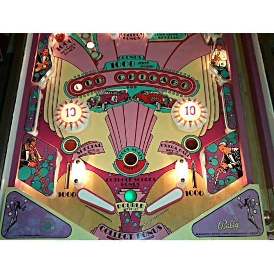 Old Chicago Pinball Machine - Elite Home Gamerooms