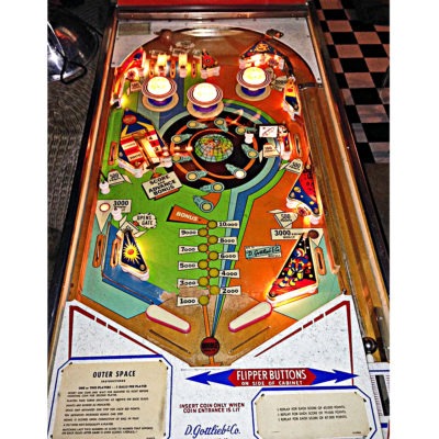 Outer Space Pinball Machine - Elite Home Gamerooms