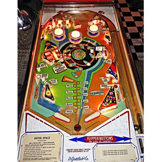 Outer Space Pinball Machine - Elite Home Gamerooms