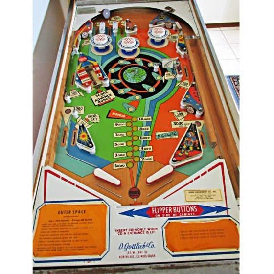 Outer Space Pinball Machine - Elite Home Gamerooms