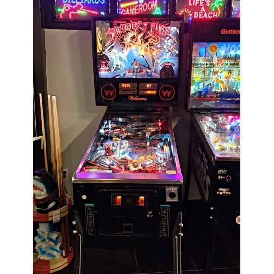 Swords of Fury Pinball Machine - Elite Home Gamerooms