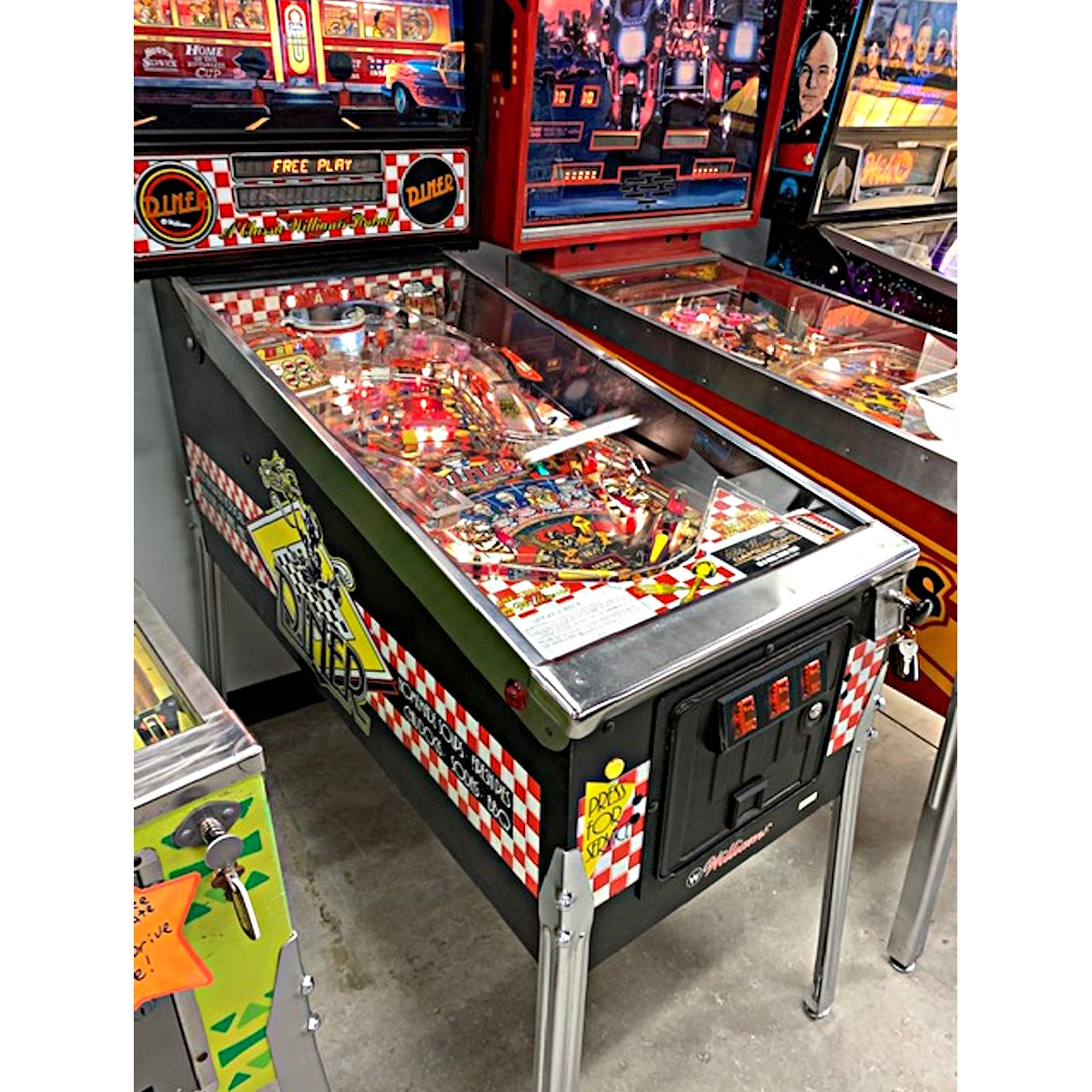 Diner Pinball Machine by Williams - Elite Home Gamerooms | Order Now!
