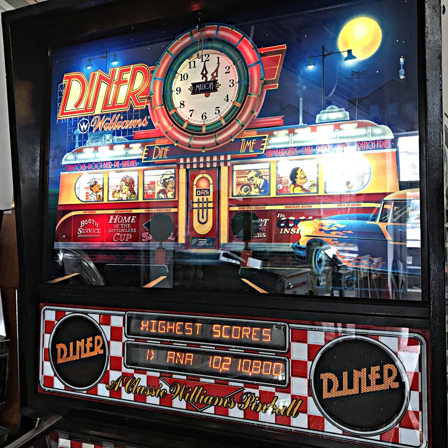 Diner Pinball Machine by Williams - Elite Home Gamerooms | Order Now!