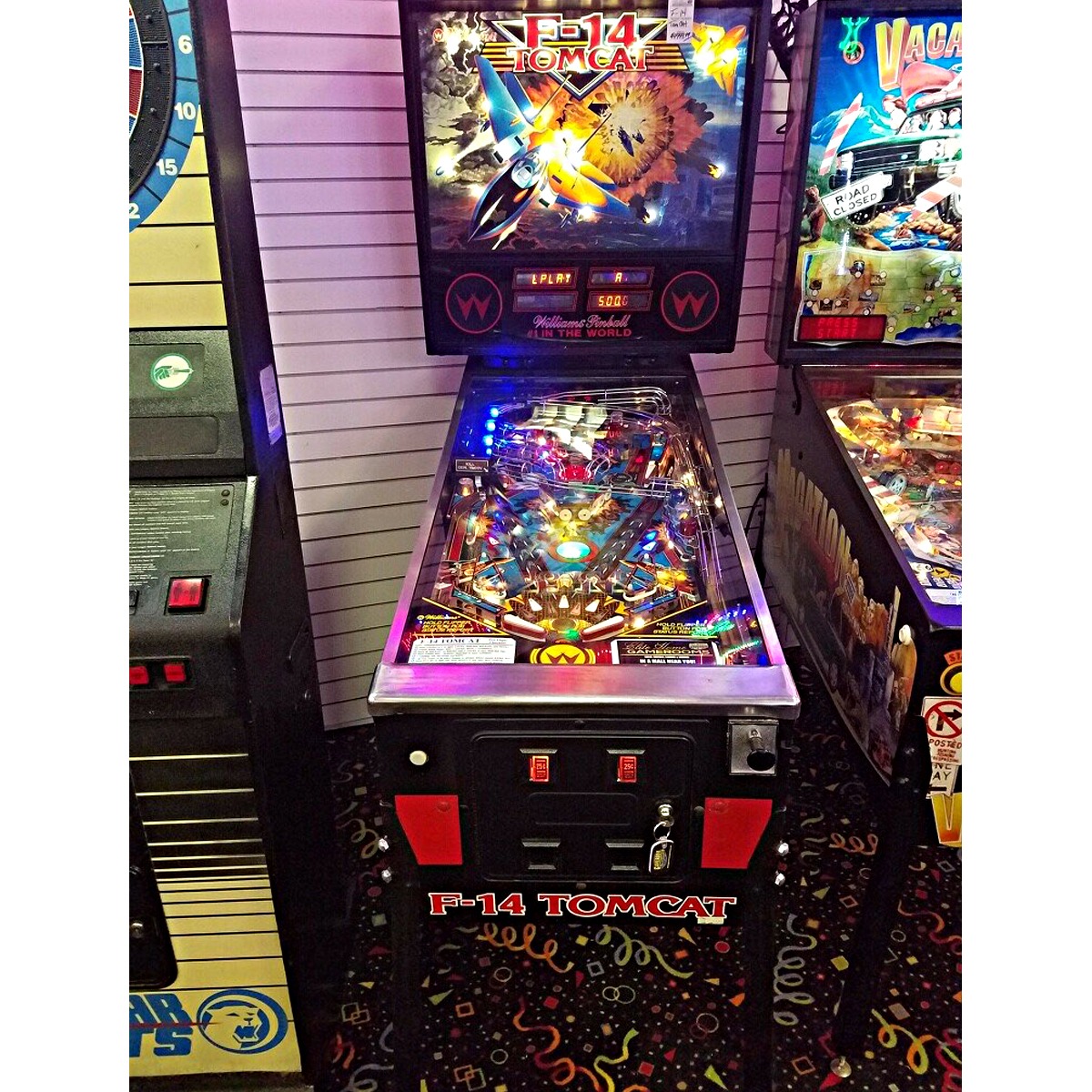 F-14 Tomcat Pinball Machine - Elite Home Gamerooms