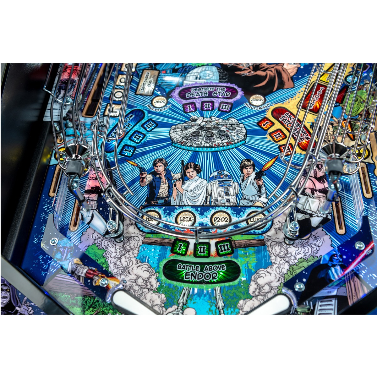 Star Wars Comic Art Premium Pinball Machine - Elite Home Gamerooms