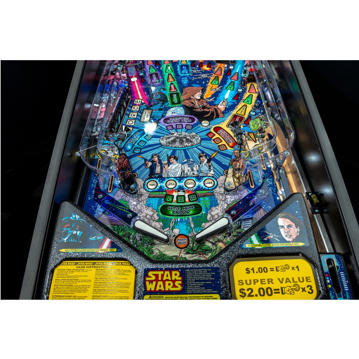 Star Wars Comic Art Pro Pinball Machine - Elite Home Gamerooms