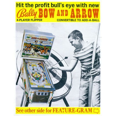 Bow and Arrow Pinball Machine - Elite Home Gamerooms