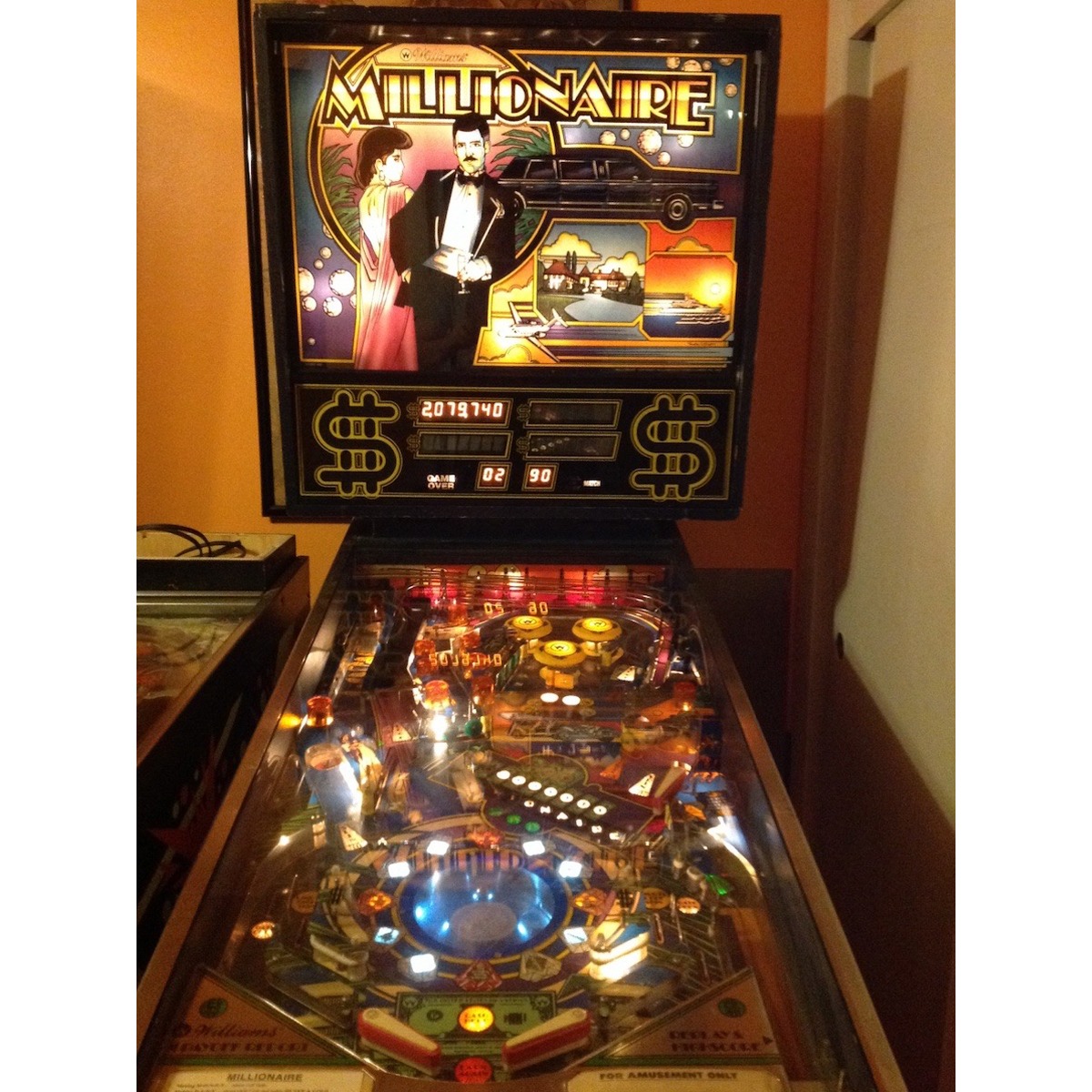 Millionaire Pinball Machine - Elite Home Gamerooms