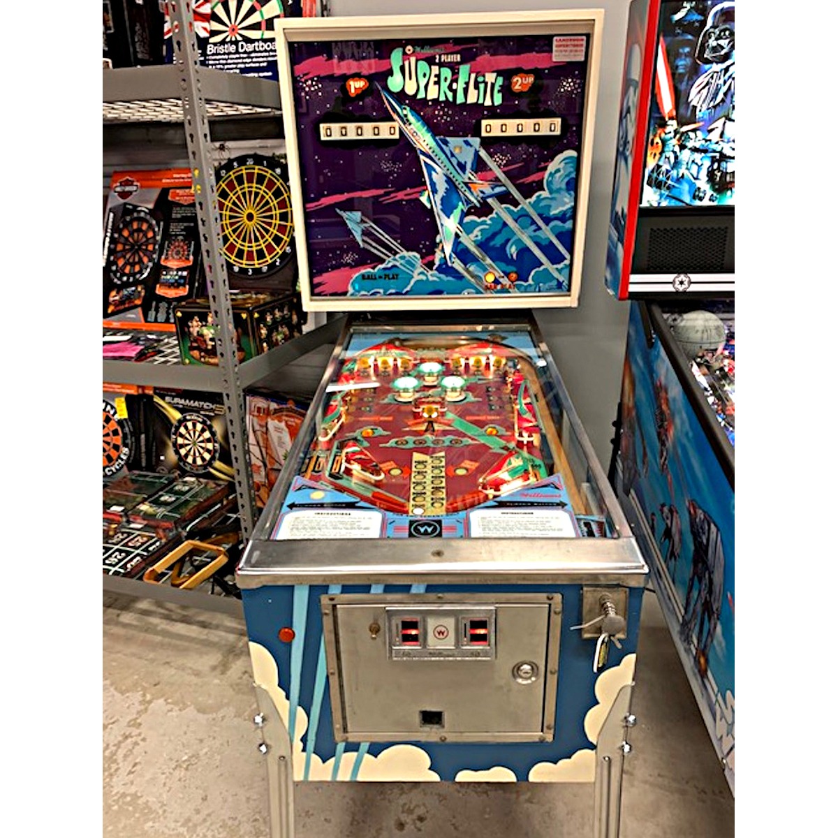 Super-Flite Pinball Machine - Elite Home Gamerooms