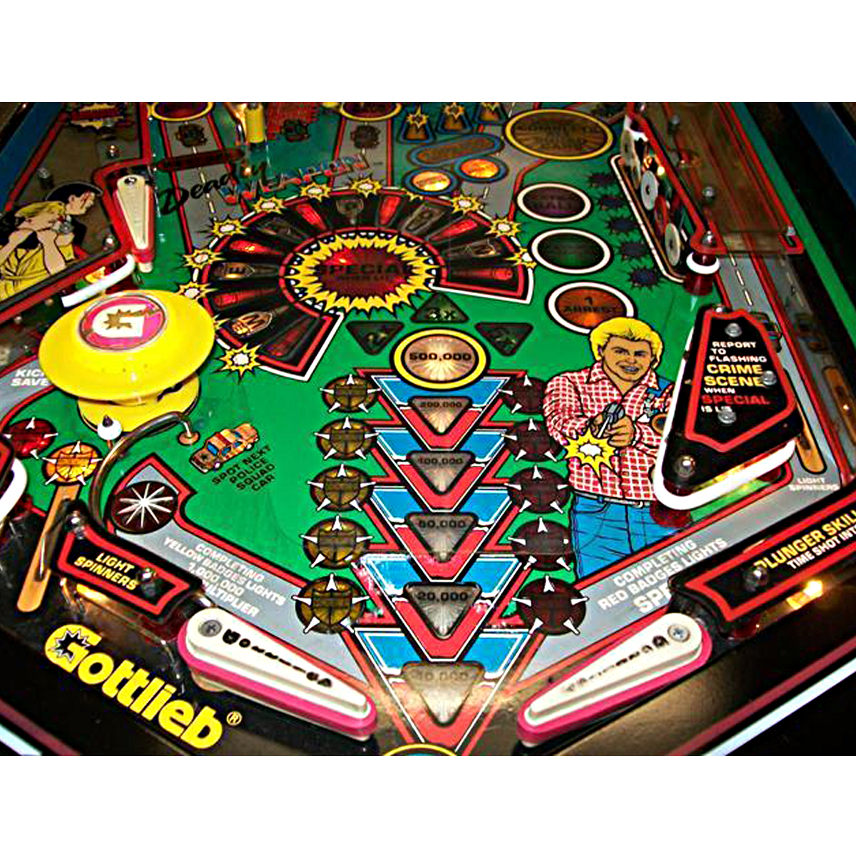 Deadly Weapon Pinball Machine - Elite Home Gamerooms