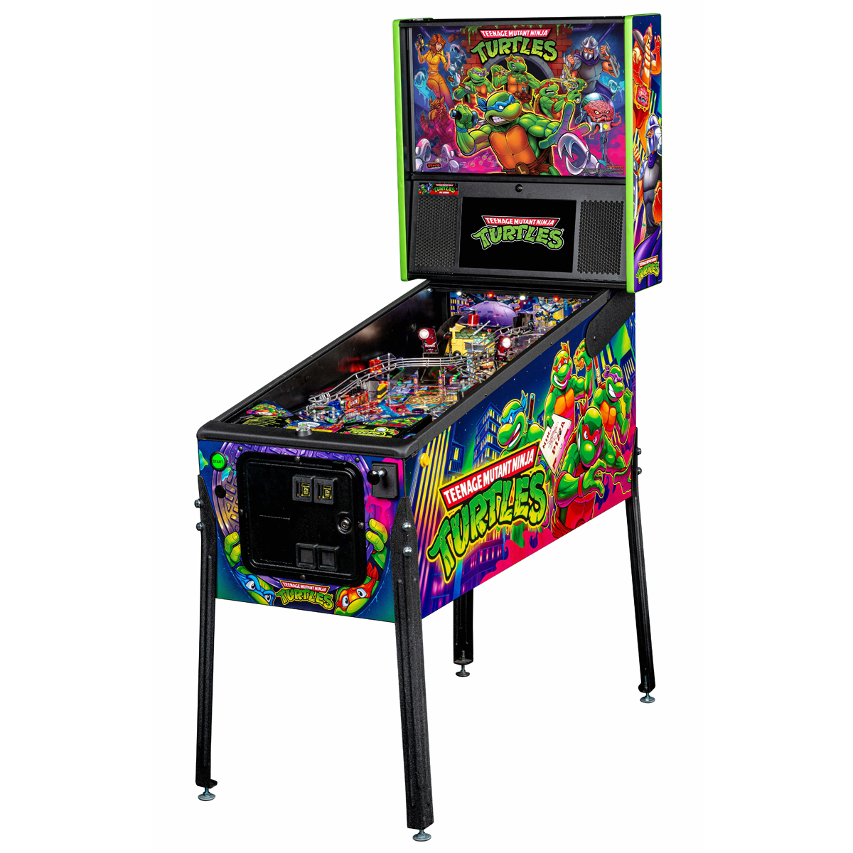 Teenage Mutant Ninja Turtles Pro Pinball Machine - Elite Home Gamerooms