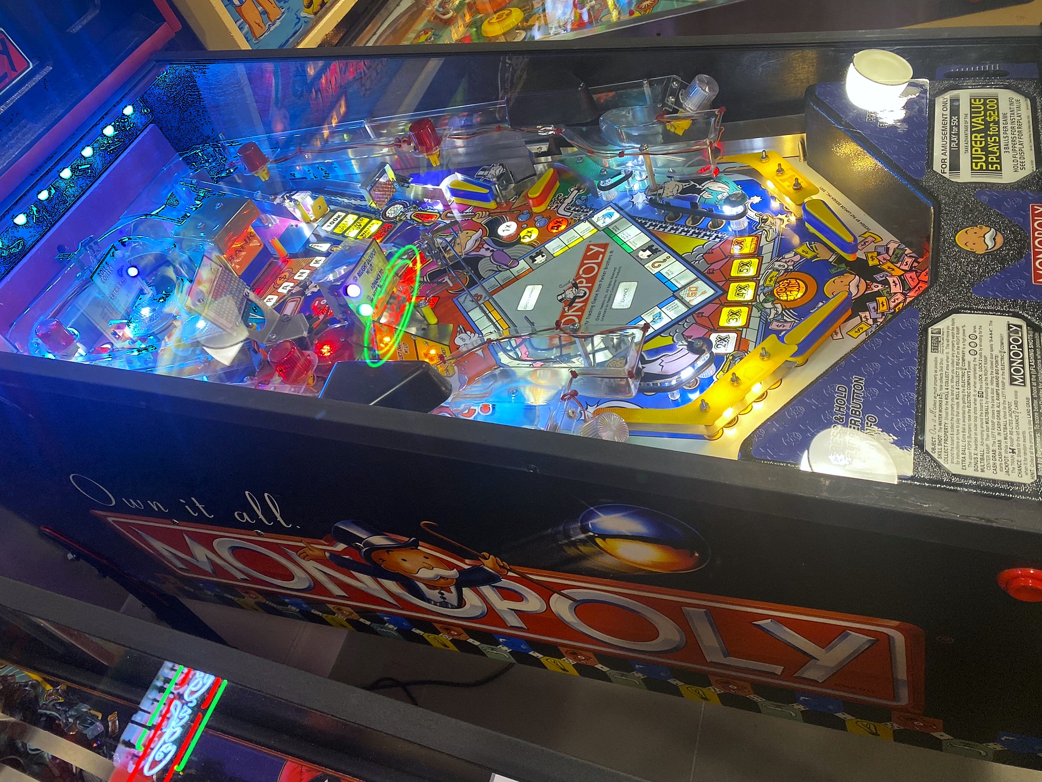 Monopoly Pinball Machine - Elite Home Gamerooms