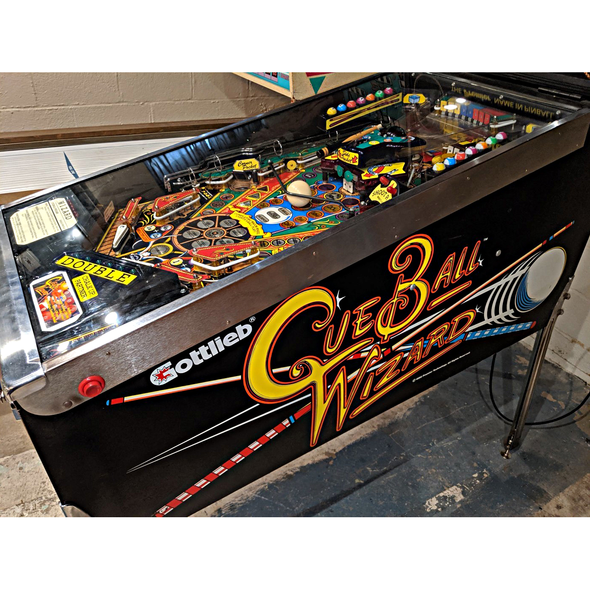 Cue Ball Wizard Pinball Machine - Elite Home Gamerooms