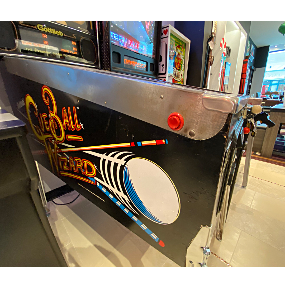 Cue Ball Wizard Pinball Machine - Elite Home Gamerooms