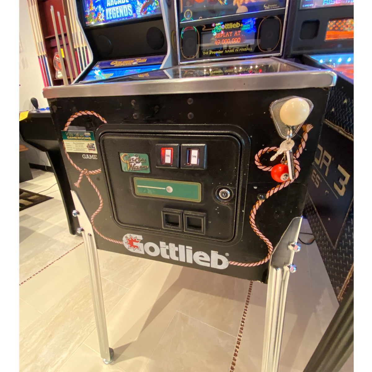 Cue Ball Wizard Pinball Machine - Elite Home Gamerooms