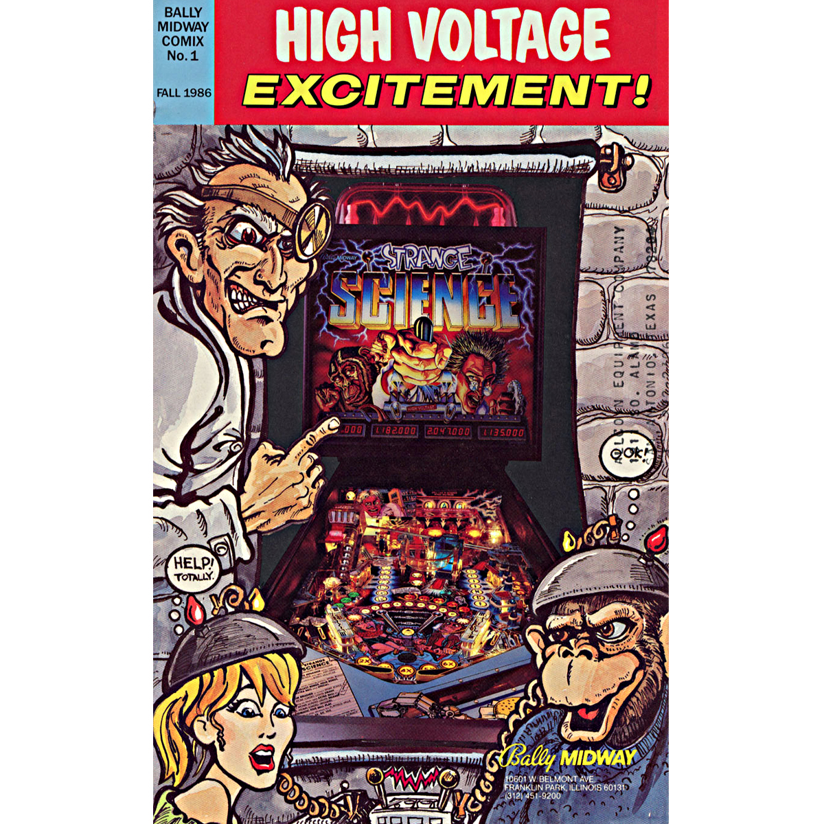 Strange Science Pinball Machine - Elite Home Gamerooms