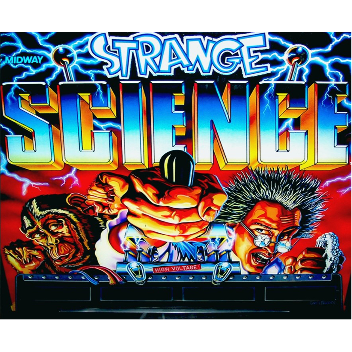 Strange Science Pinball Machine - Elite Home Gamerooms