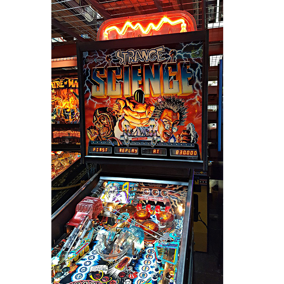 Strange Science Pinball Machine - Elite Home Gamerooms