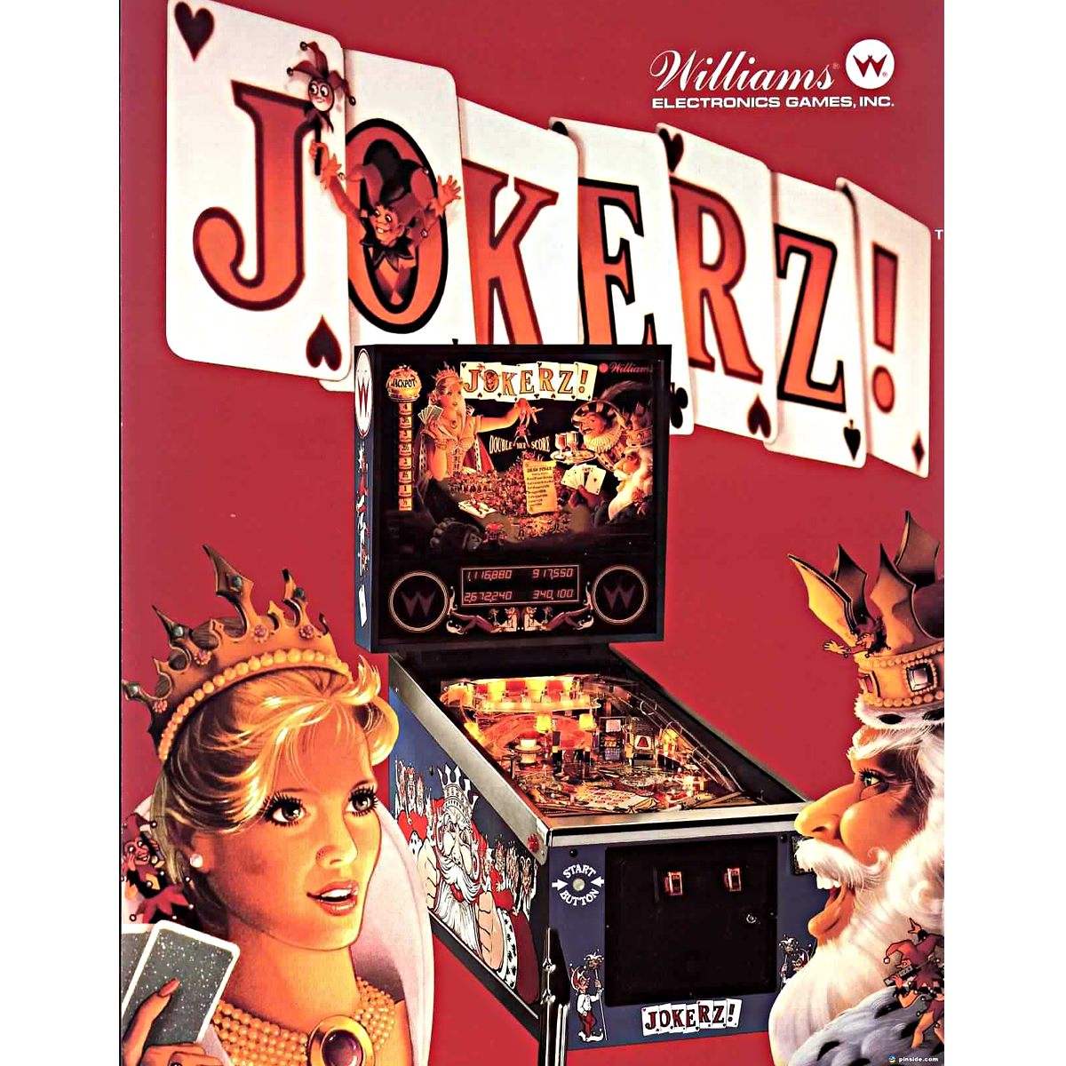 Jokerz! Pinball Machine - Elite Home Gamerooms