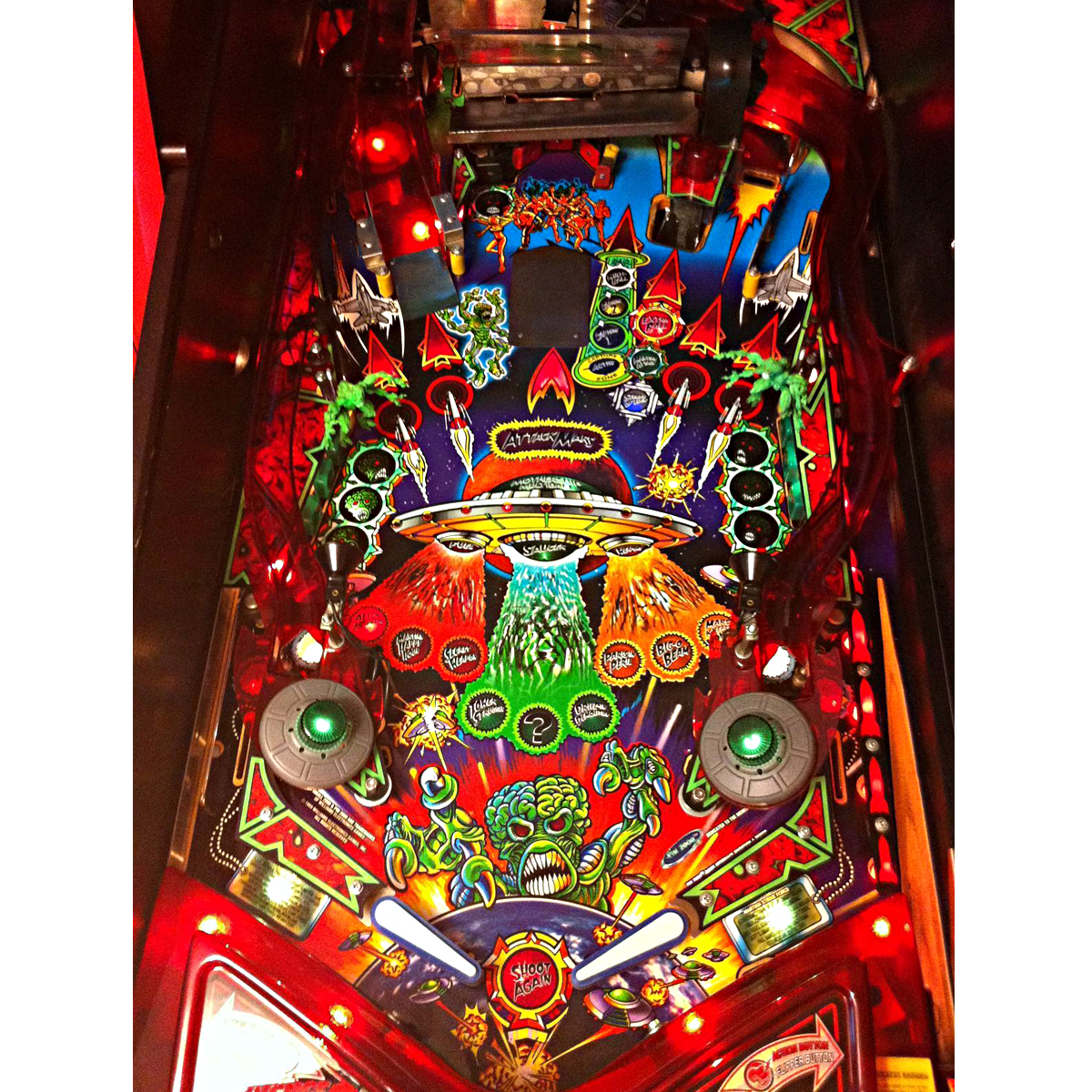 Revenge From Mars Pinball Machine - Elite Home Gamerooms