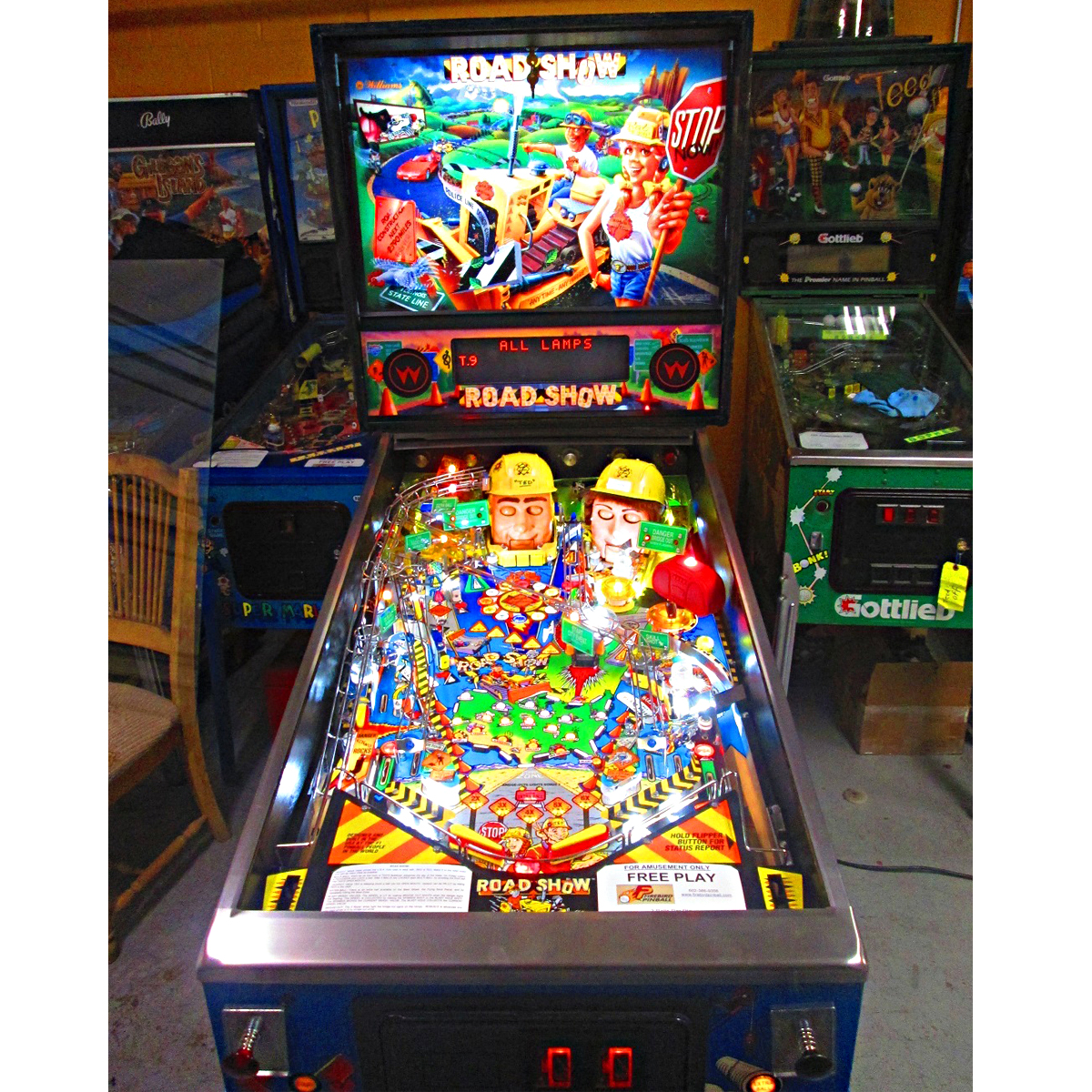 Road Show Pinball Machine - Elite Home Gamerooms