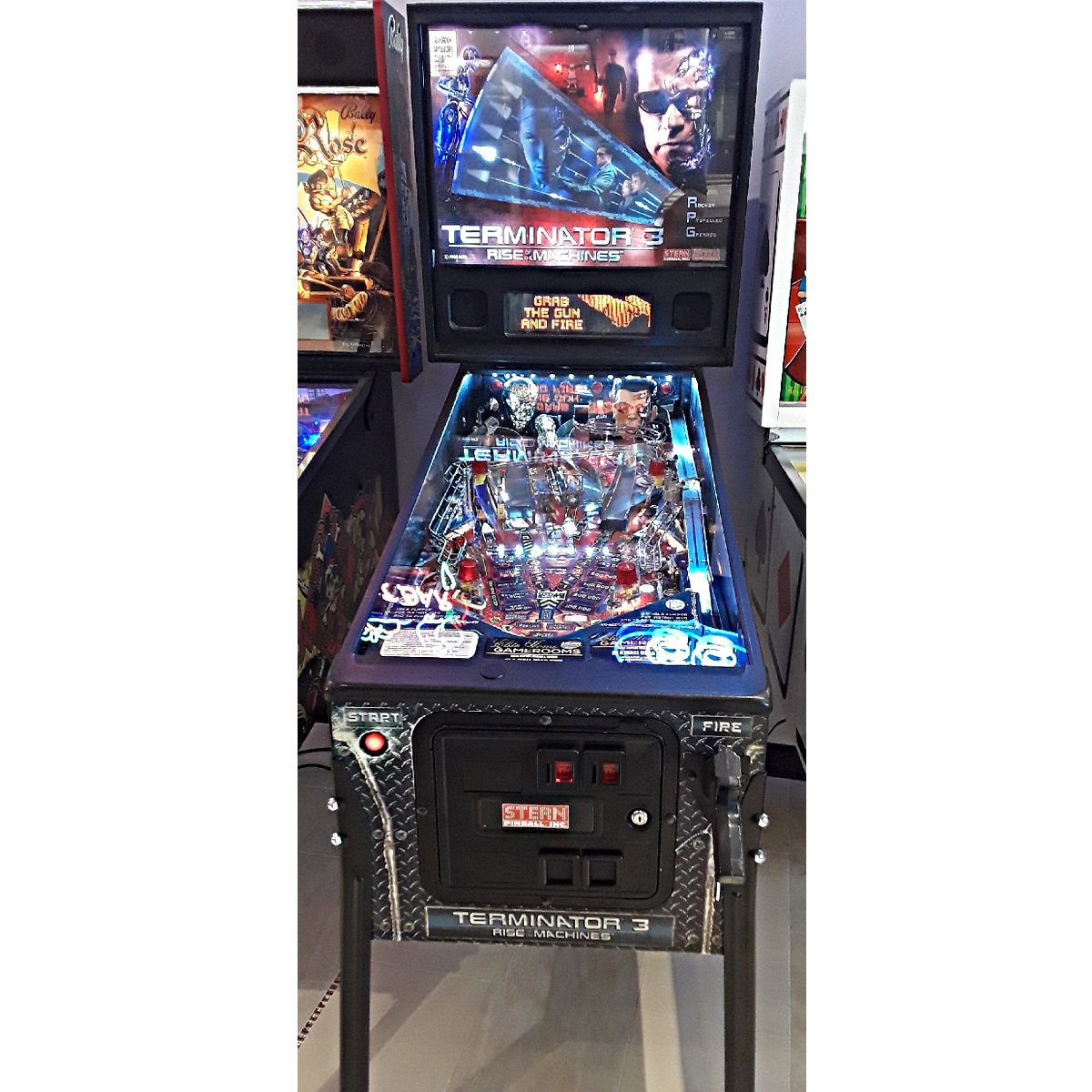 Terminator 3: Rise of the Machines Pinball Machine - Elite Home Gamerooms
