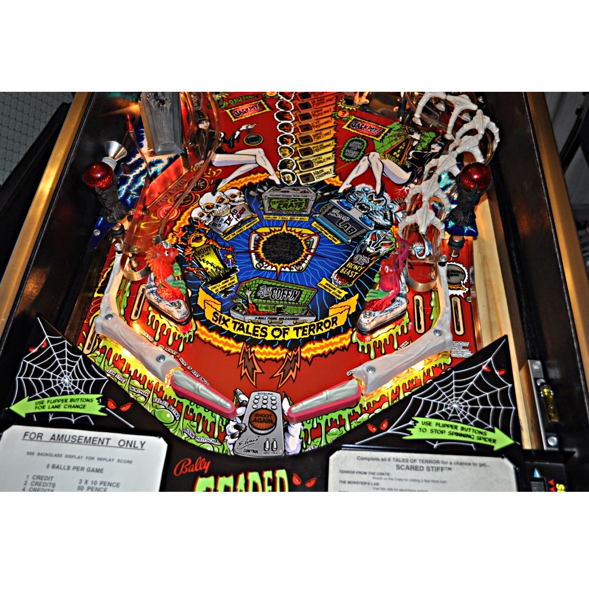 Scared Stiff Pinball Machine - Elite Home Gamerooms