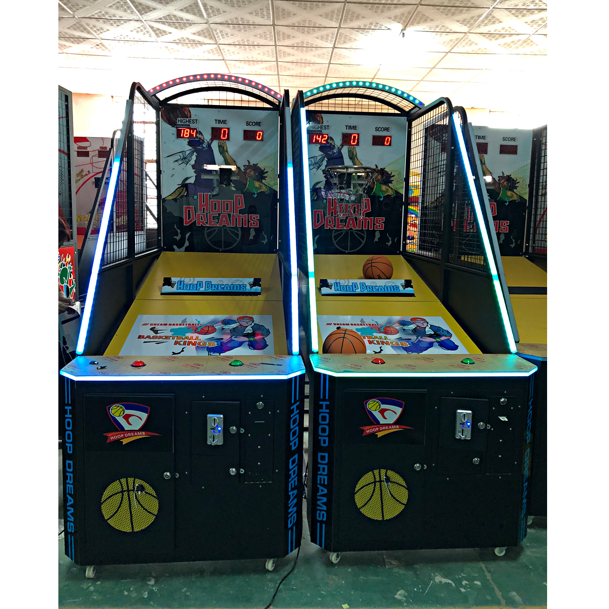 Hoop Dreams Deluxe Basketball Arcade - Elite Home Gamerooms