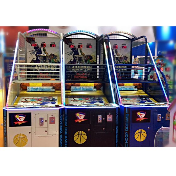 Hoop Dreams Deluxe Basketball Arcade - Elite Home Gamerooms
