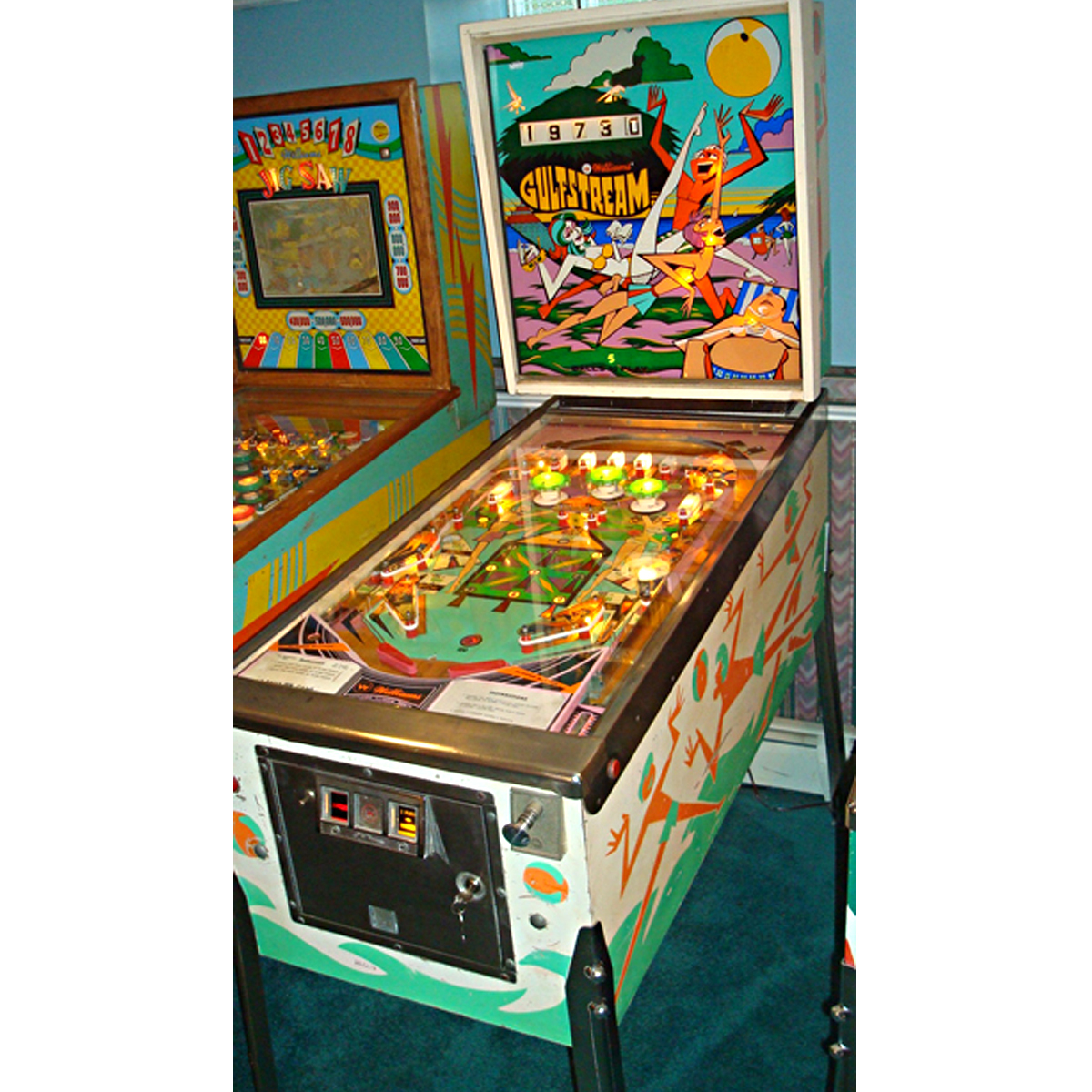 Gulfstream Pinball Machine - Elite Home Gamerooms