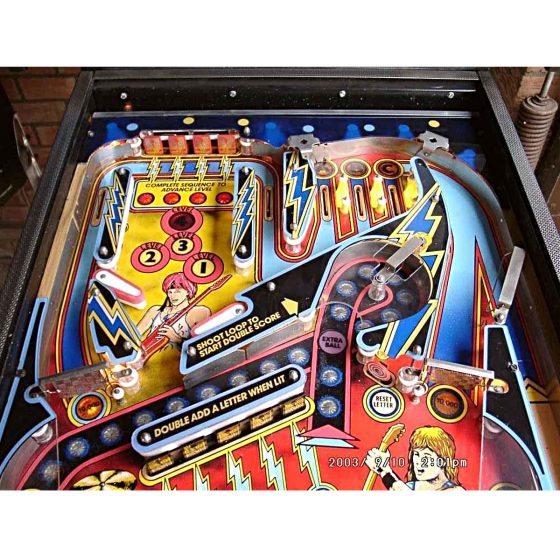 Rock Pinball Machine by Gottlieb - Elite Home Gamerooms