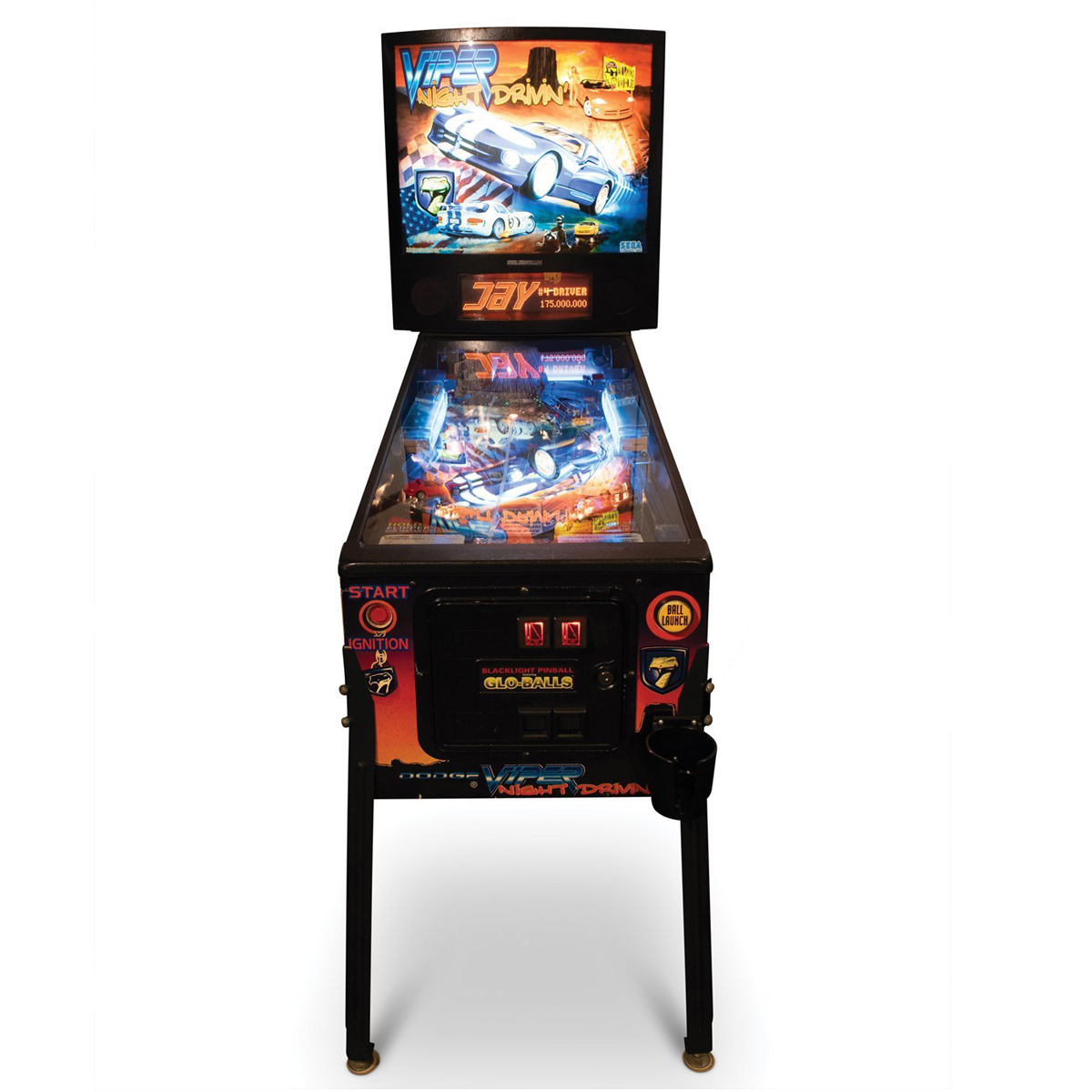Viper Night Drivin' Pinball Machine - Elite Home Gamerooms