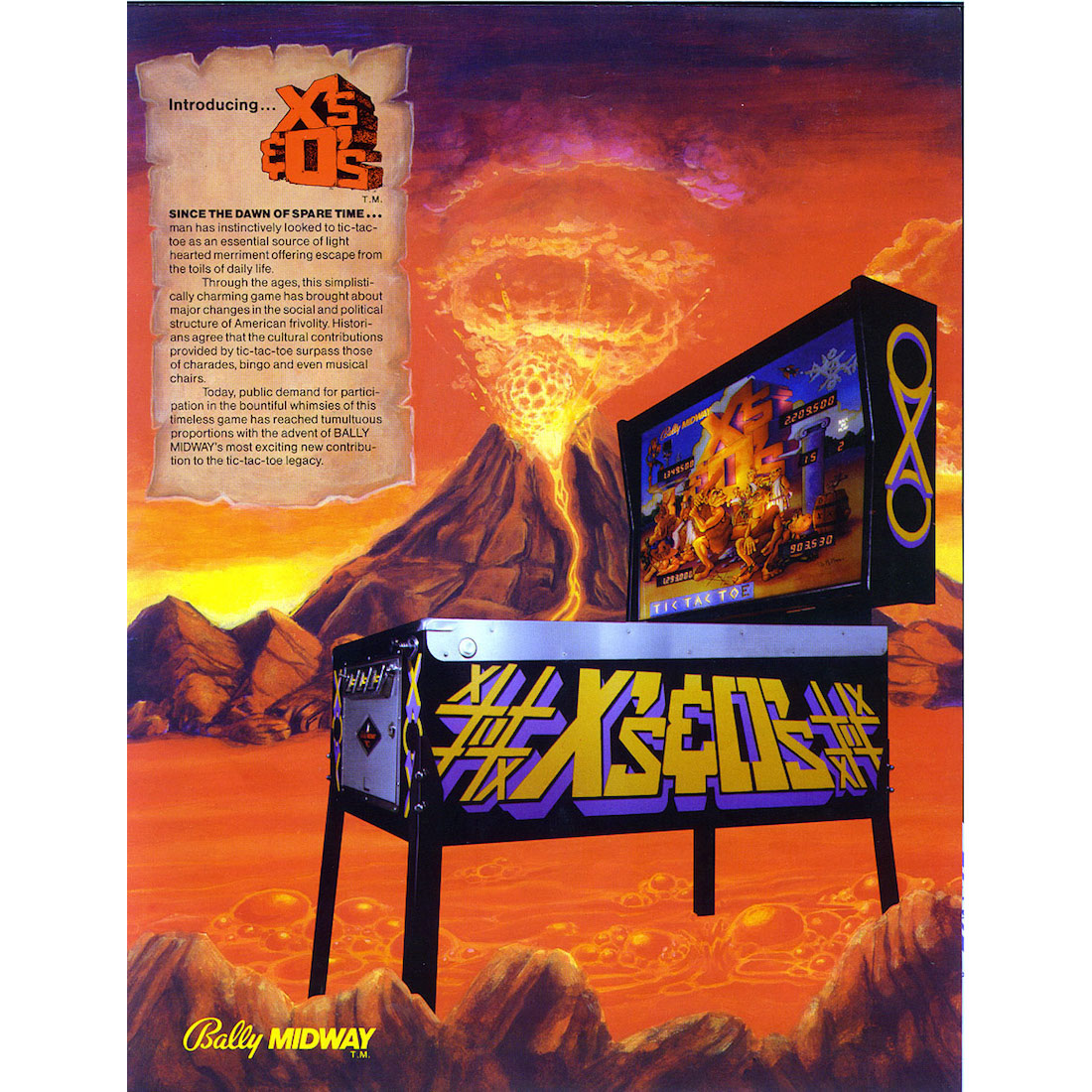 X’s and O’s Pinball Machine - Elite Home Gamerooms