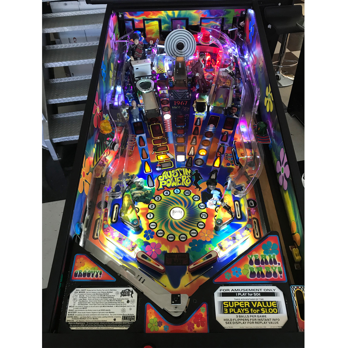 Austin Powers Pinball Machine - Elite Home Gamerooms