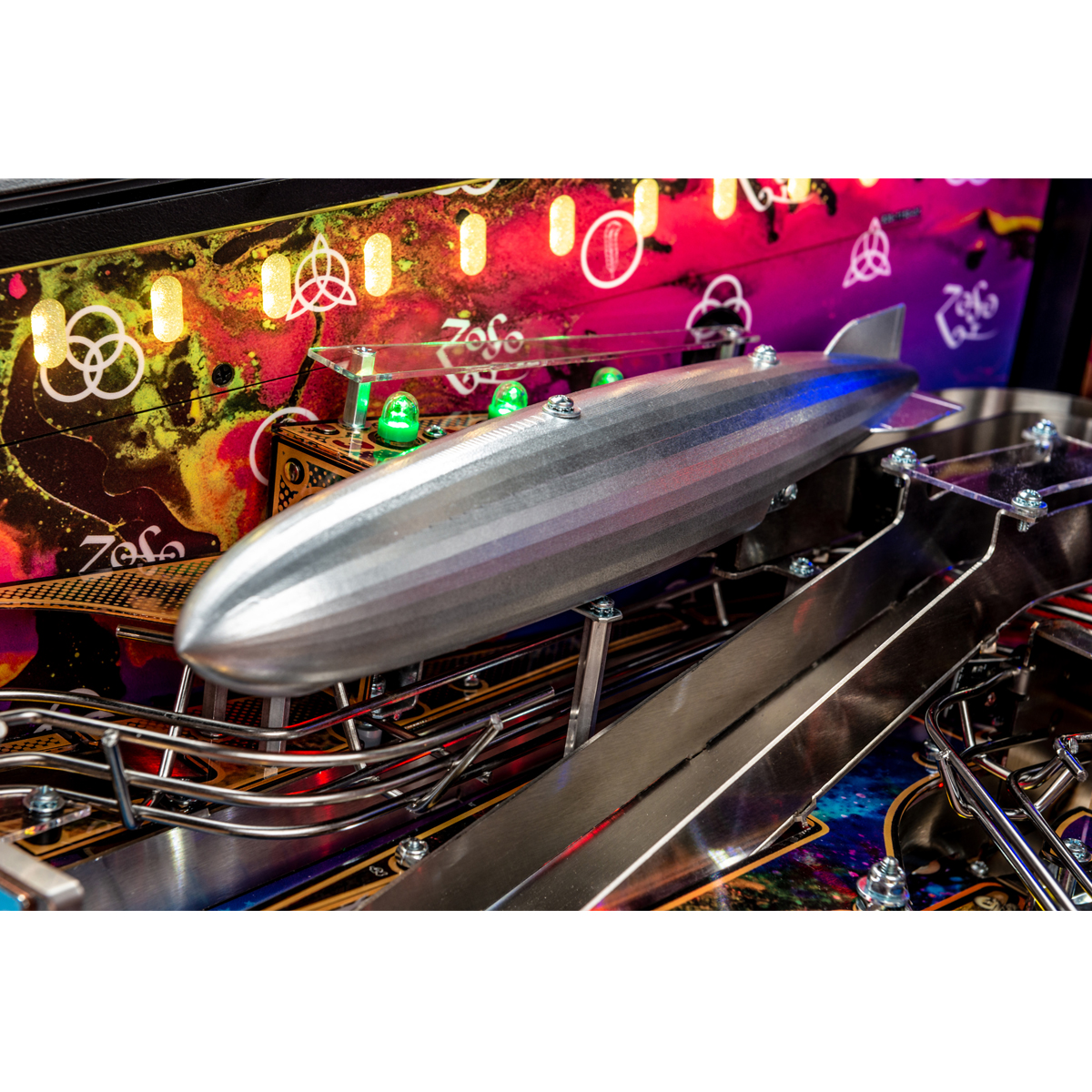 Led Zeppelin Premium Pinball Machine - Elite Home Gamerooms
