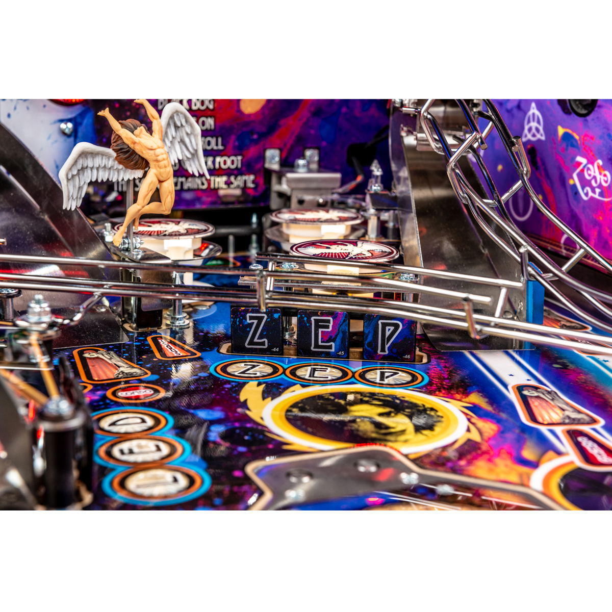 Led Zeppelin Premium Pinball Machine - Elite Home Gamerooms
