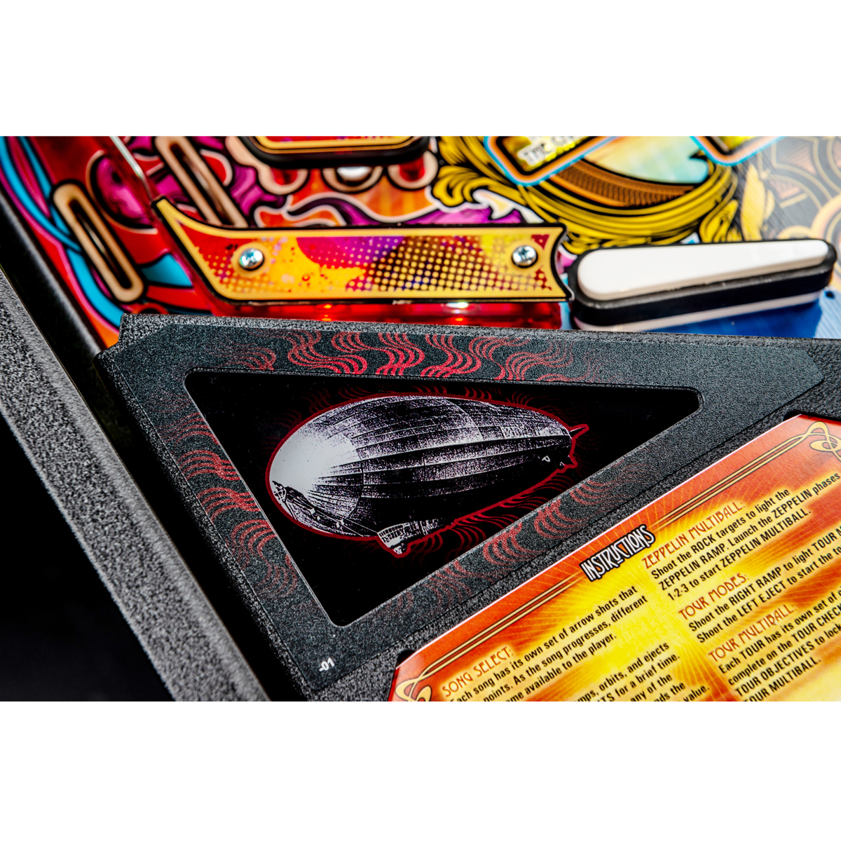 Led Zeppelin Premium Pinball Machine - Elite Home Gamerooms