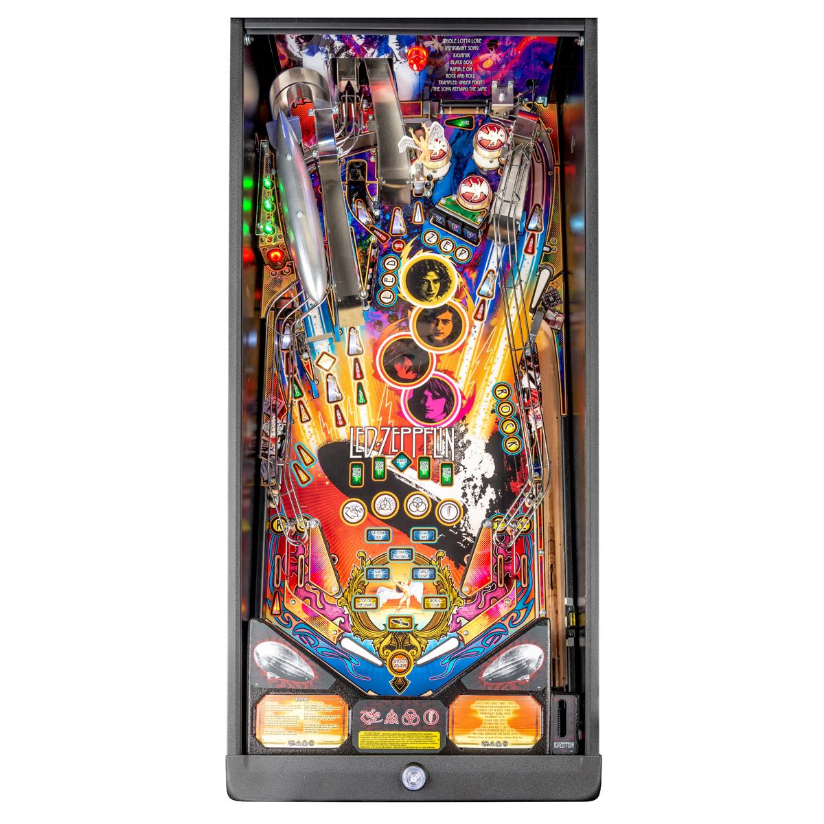 Led Zeppelin Pro Pinball Machine - Elite Home Gamerooms