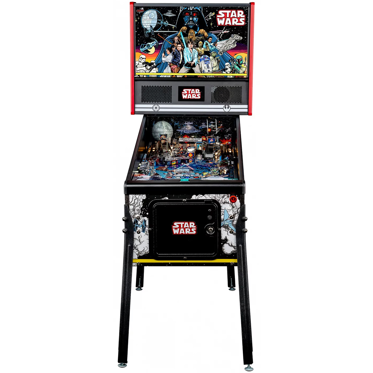 Star Wars PIN Comic Art Pinball Machine - Elite Home Gamerooms