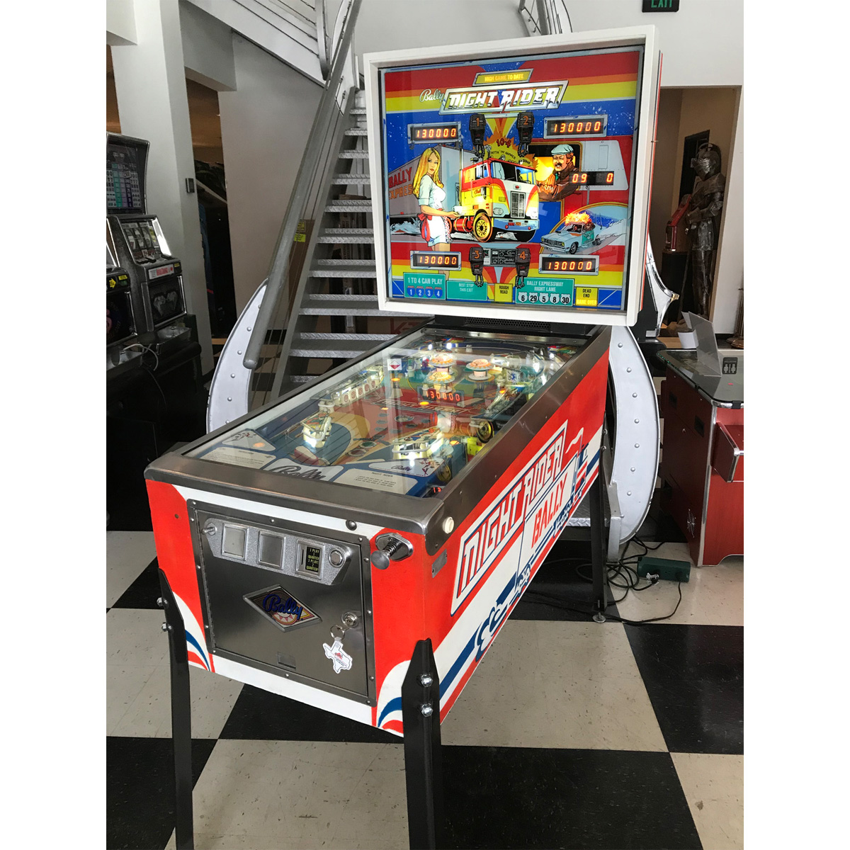 Night Rider Pinball Machine - Elite Home Gamerooms