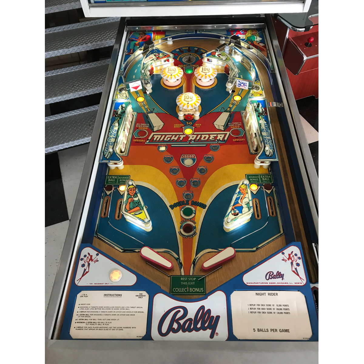 Night Rider Pinball Machine - Elite Home Gamerooms