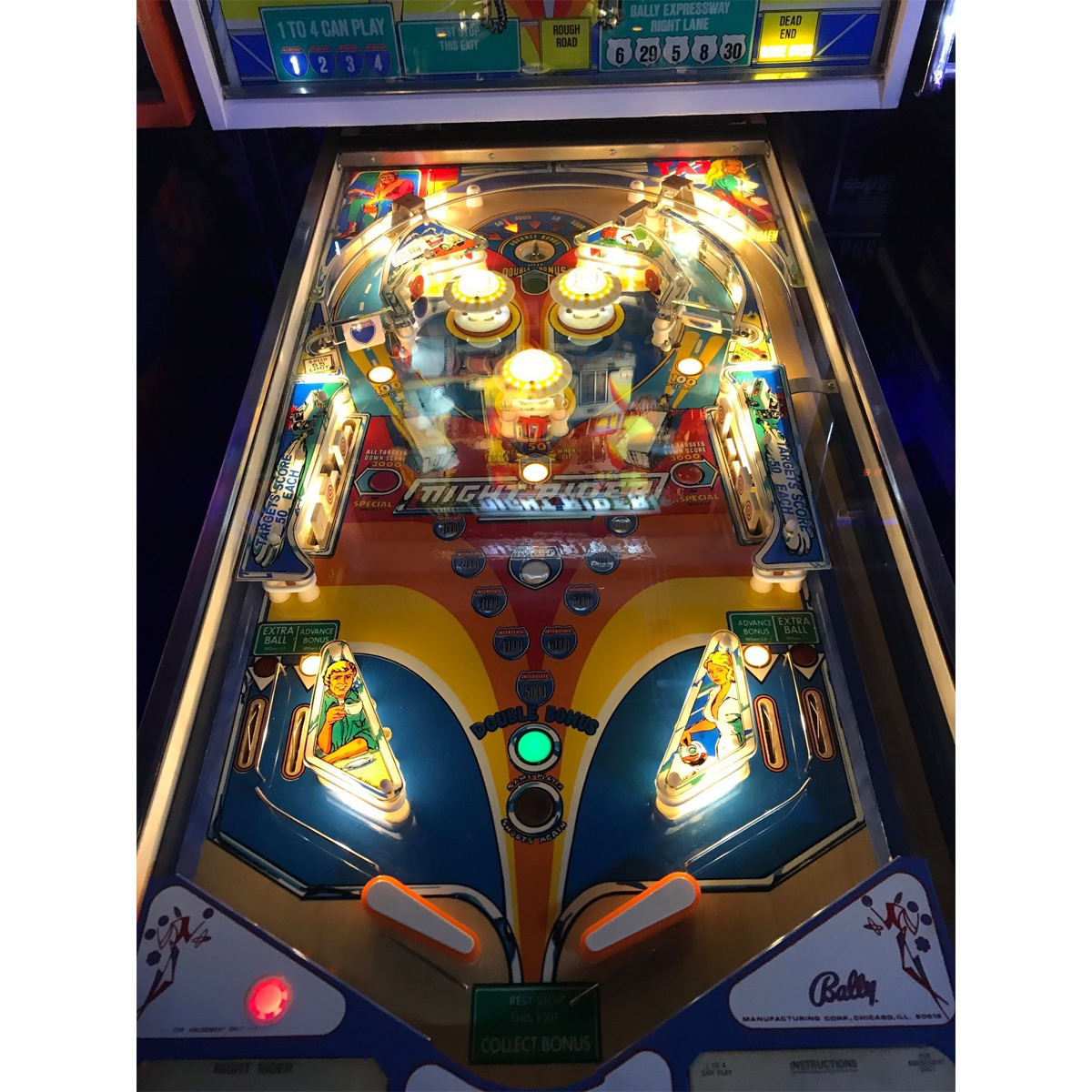 Night Rider Pinball Machine - Elite Home Gamerooms