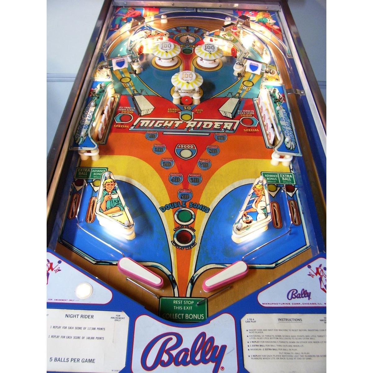 Night Rider Pinball Machine - Elite Home Gamerooms