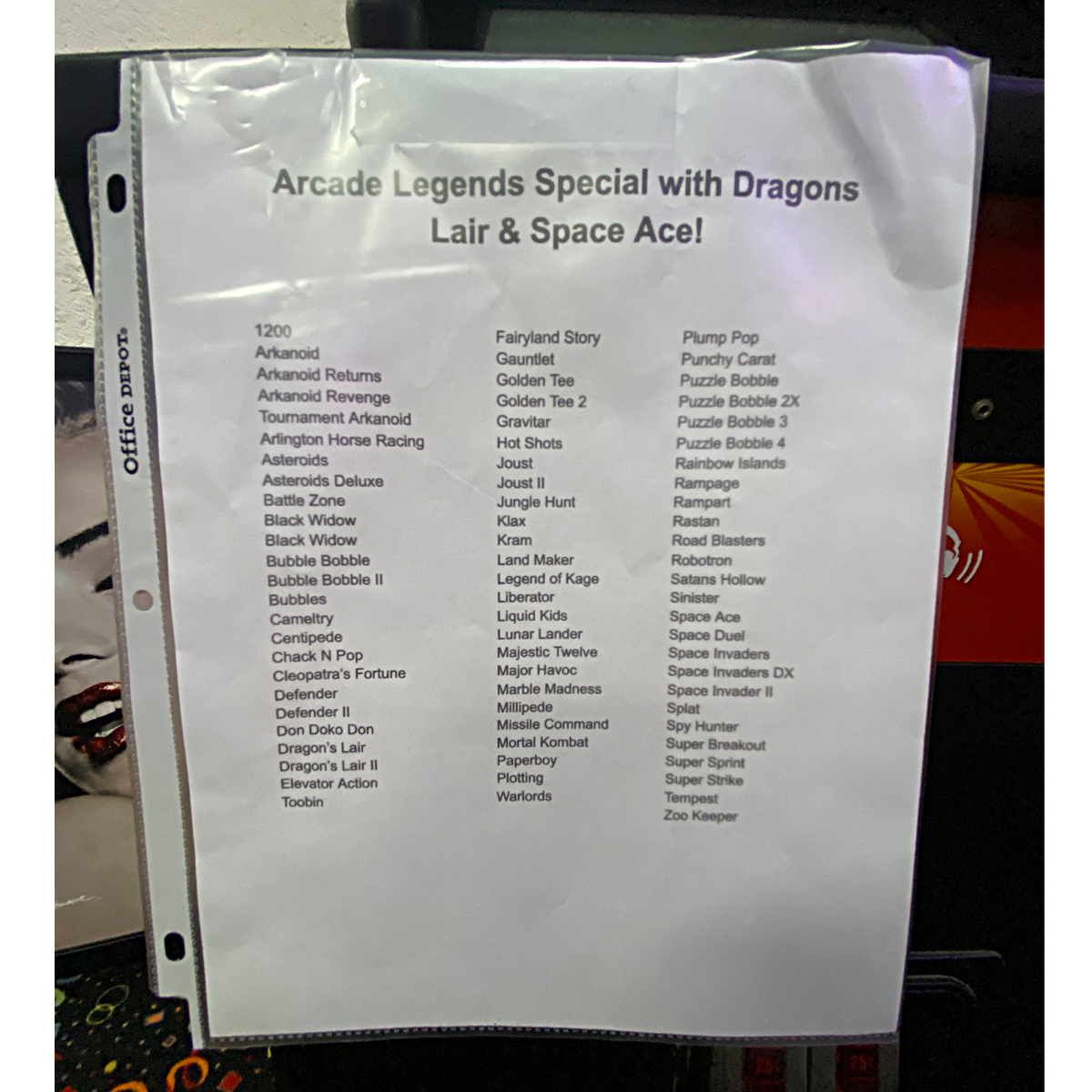 Arcade Legends Special Edition - 125 games in 1 - Elite Home Gamerooms