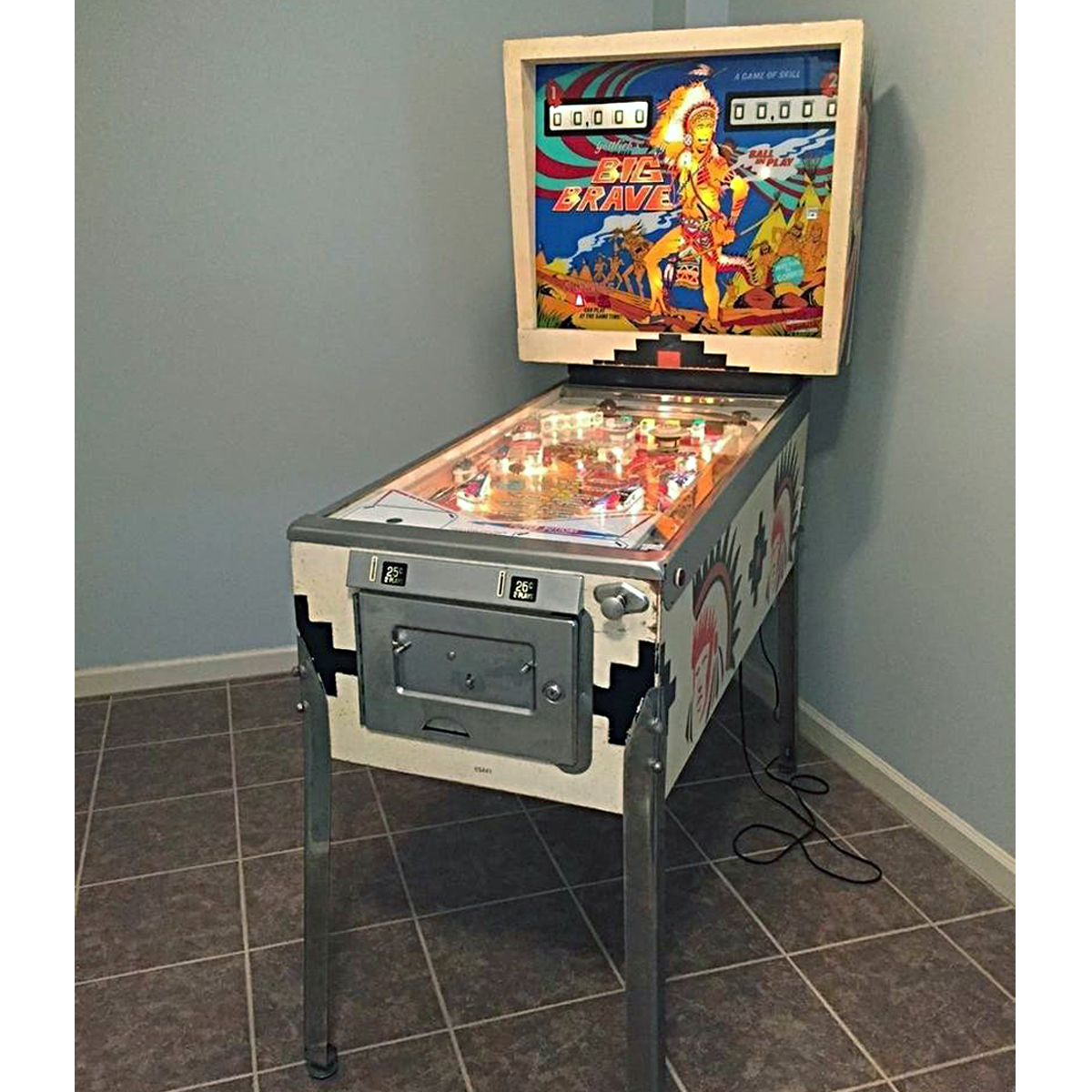 Big Brave Pinball Machine - Elite Home Gamerooms | Order Now!