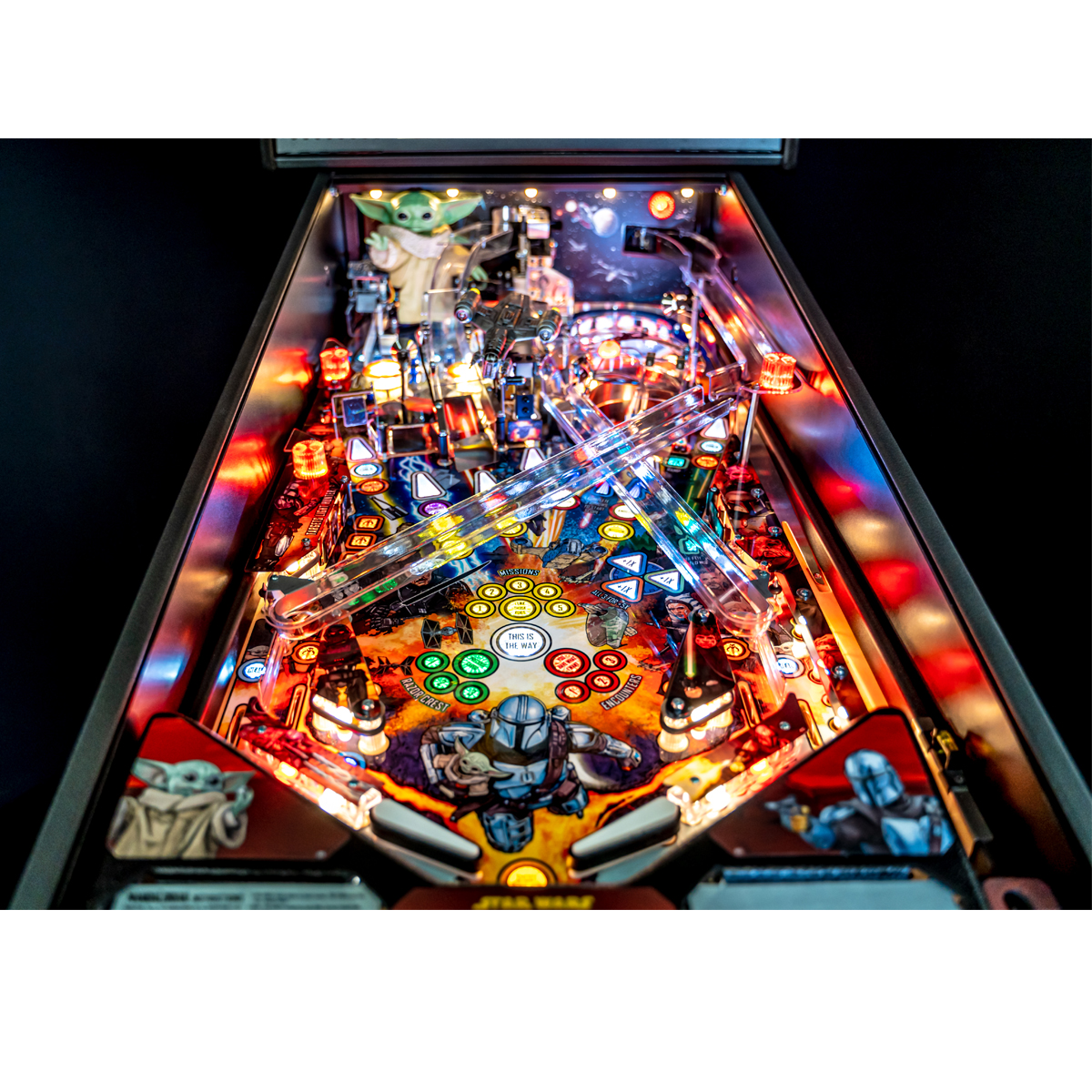 The Mandalorian Pro Pinball Machine - Elite Home Gamerooms