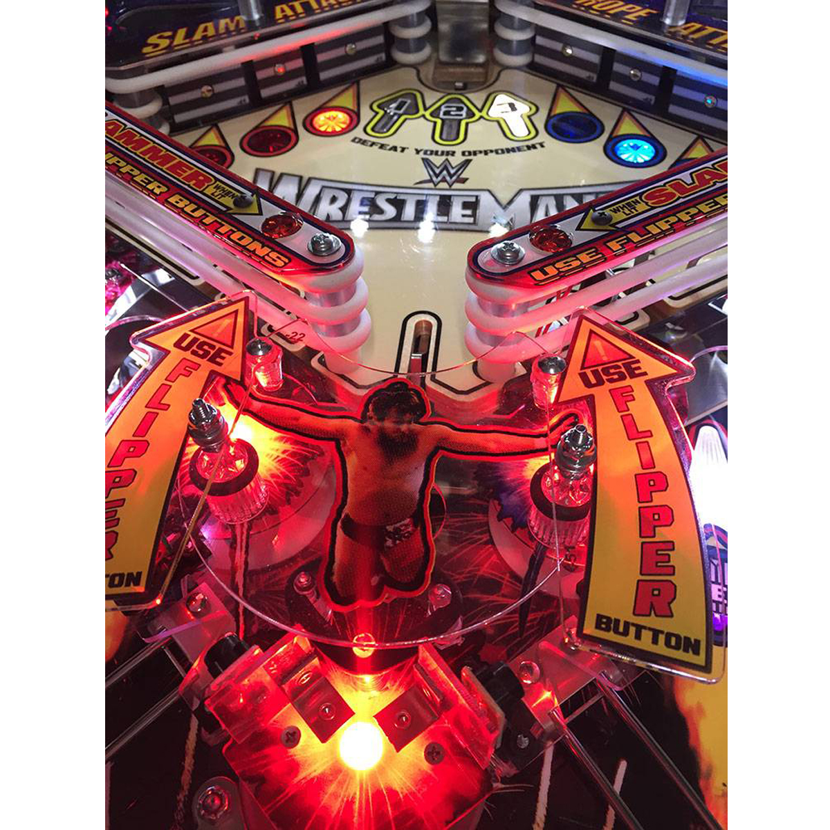 WWE Legends of Wrestlemania Pro Pinball Machine - Elite Home Gamerooms