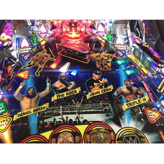 WWE Legends of Wrestlemania Pro Pinball Machine - Elite Home Gamerooms