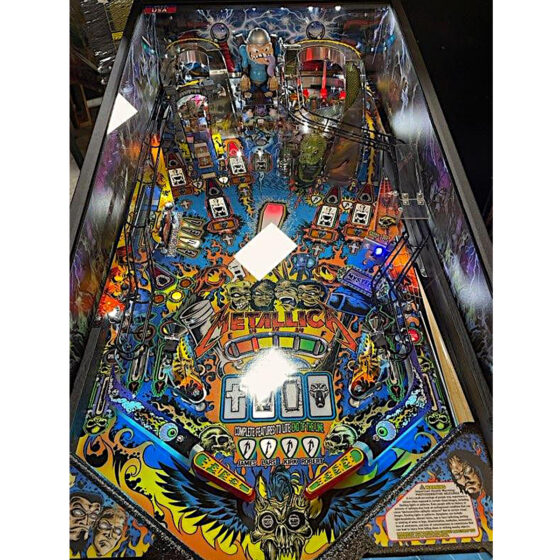Metallica Pro Pinball Machine - Upgraded! - Elite Home Gamerooms