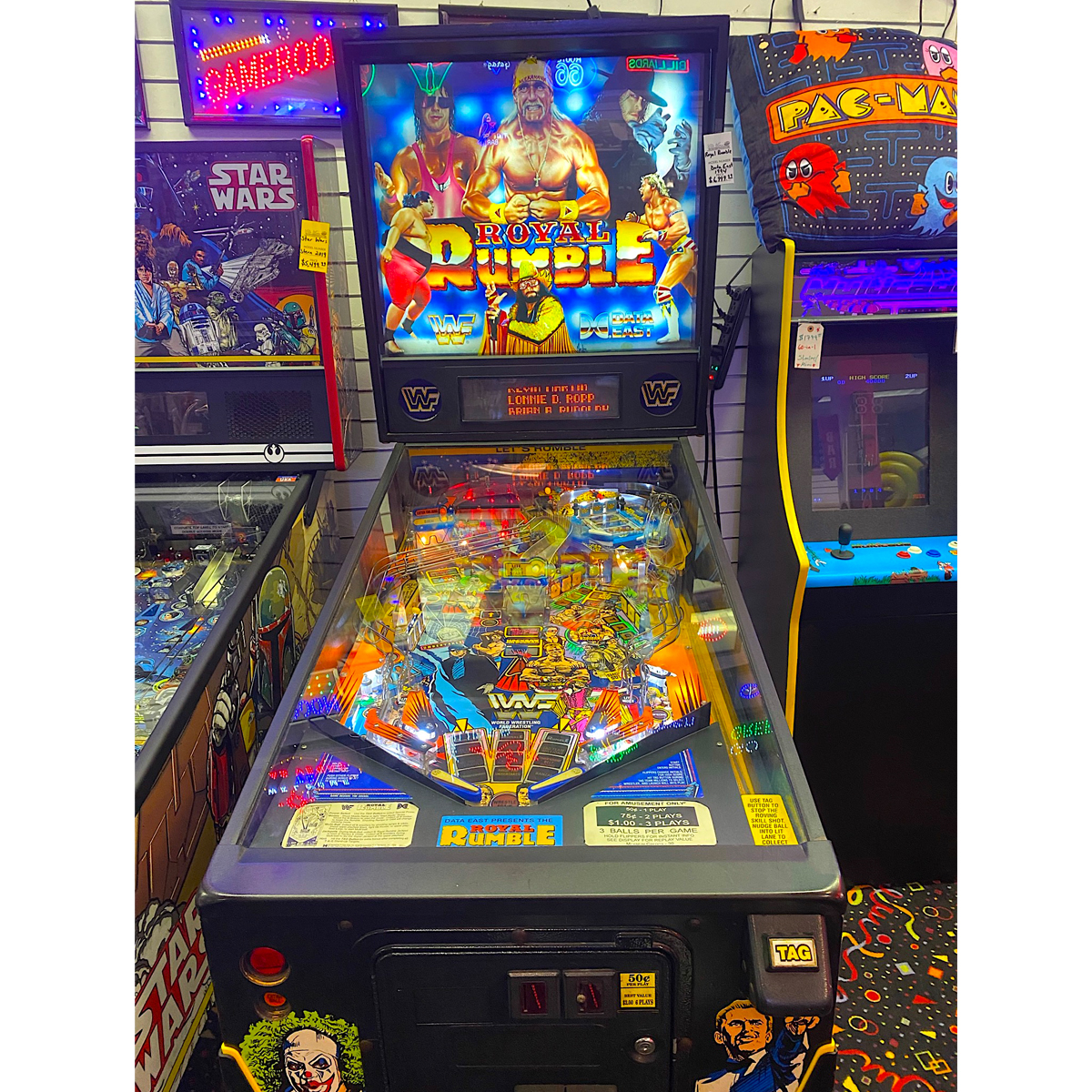 Royal Rumble Pinball Machine - Elite Home Gamerooms | Order Now!